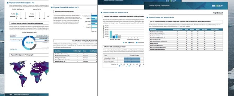 ISS ESG Enhances Climate Physical Risk and Scenario Analyses in Climate ...