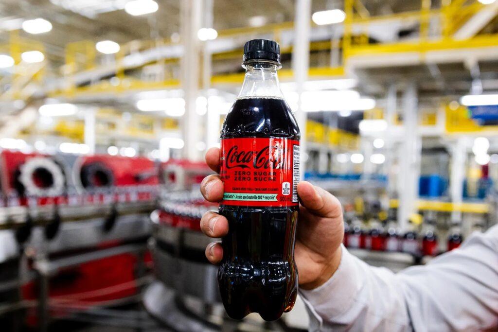 Coke Recycle Logo Coca Cola Introduces 100% Recycled Bottles